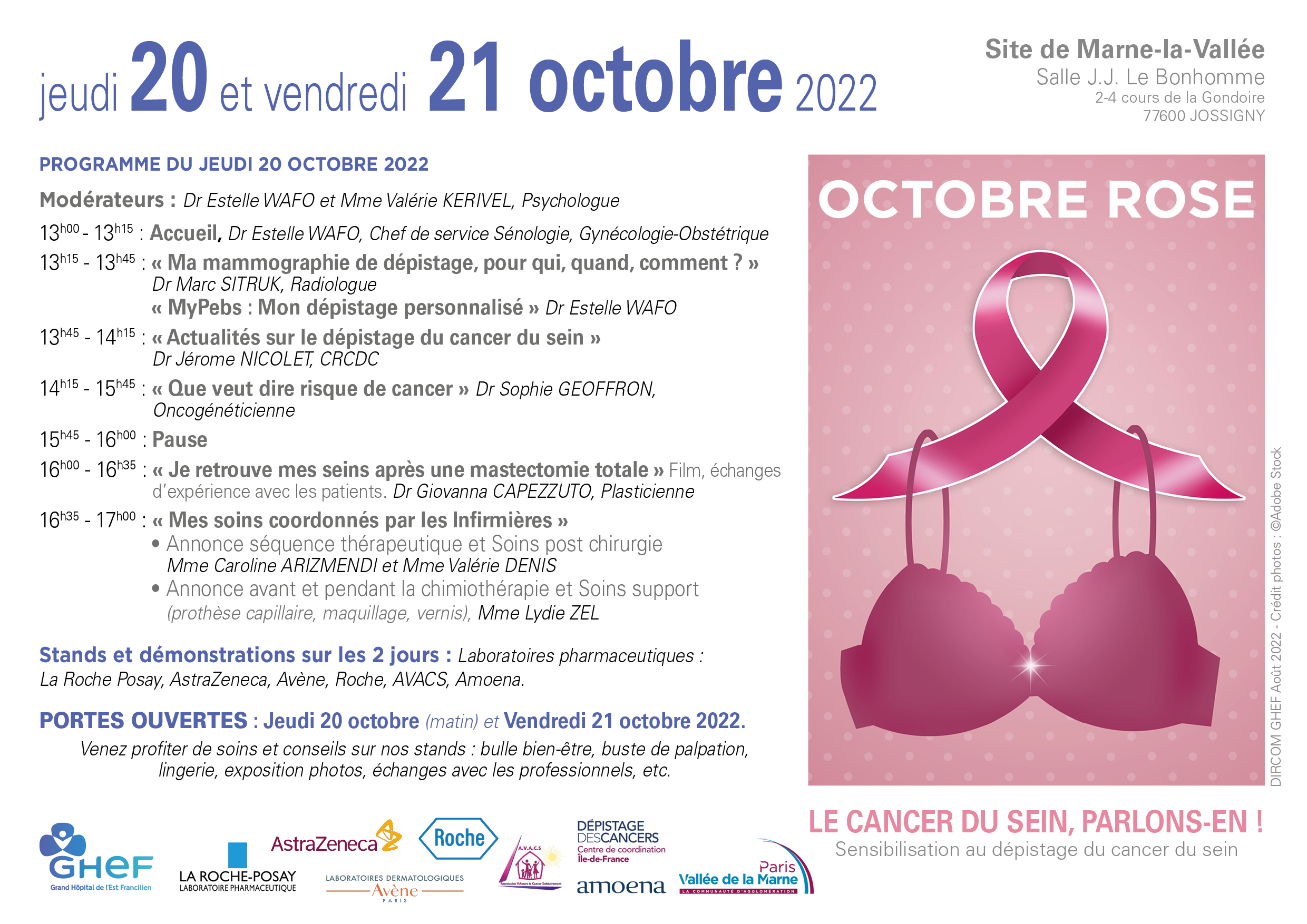 #OCTOBRE ROSE - MLV - 20 et 21 octobre 2022 | Grand Hôpital de l'Est ... #OCTOBRE ROSE - MLV - 20 et 21 octobre 2022 | Grand Hôpital de l'Est ...